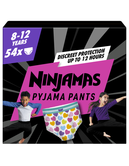 Pampers Ninjamas Pidžaamapüksid Heart 54 Tk 27 43 Kg